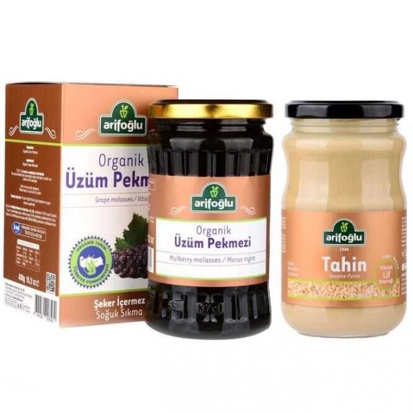 Organic Grape Molasses Tahini Set - Arifoglu - Istanbul Classics